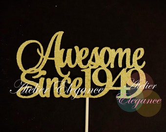 72 Cake Topper | Etsy