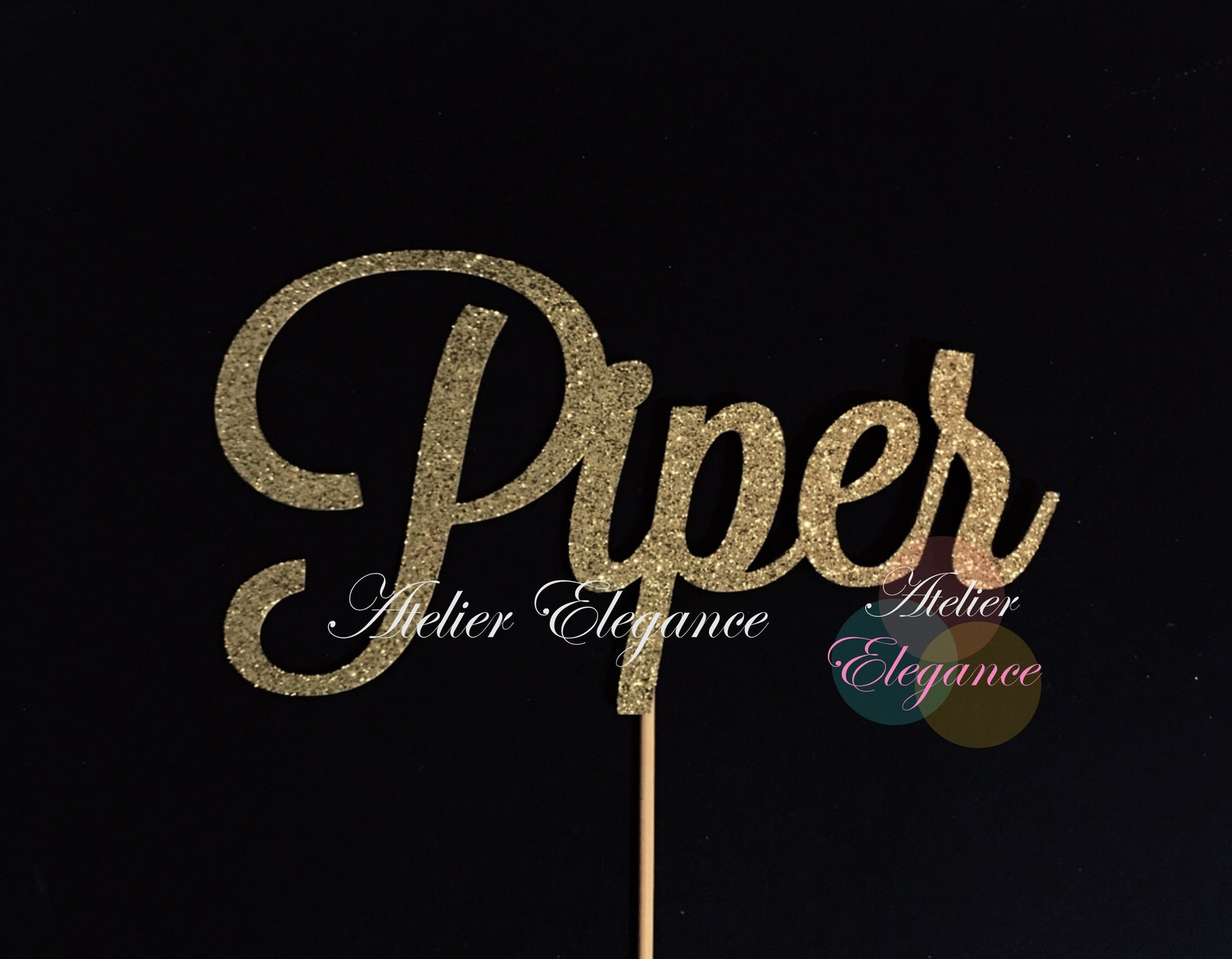 Custom Name Cake Topper Custom Word Cake Topper Personalized | Etsy