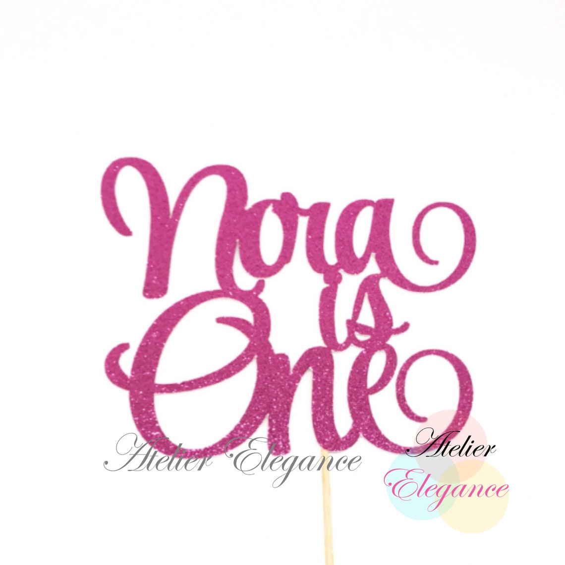 Personalized One Cake Topper First Birthday Cake Topper One - Etsy