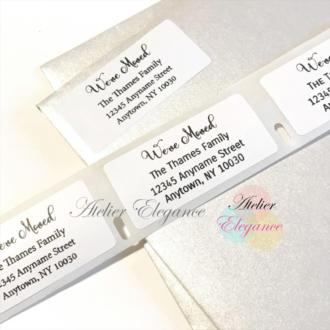 We've Moved Labels, New Address Label, Return Address Label, Envelope ...