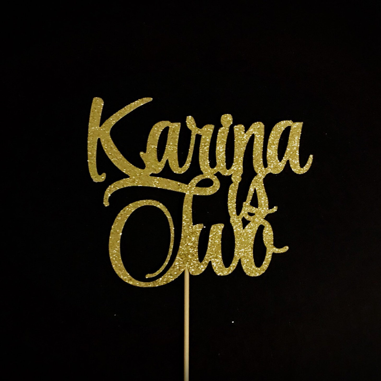 Personalized Two Cake Topper Second Birthday Cake Topper Two - Etsy