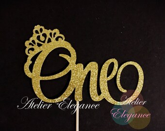 Princess Cake Topper, Little Princess Cake Topper, Pricess One Cake ...