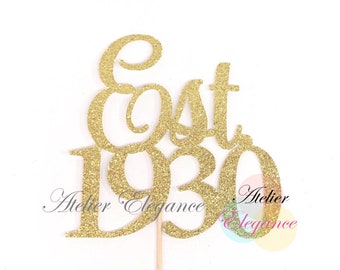 92nd Birthday Cake Topper - Etsy