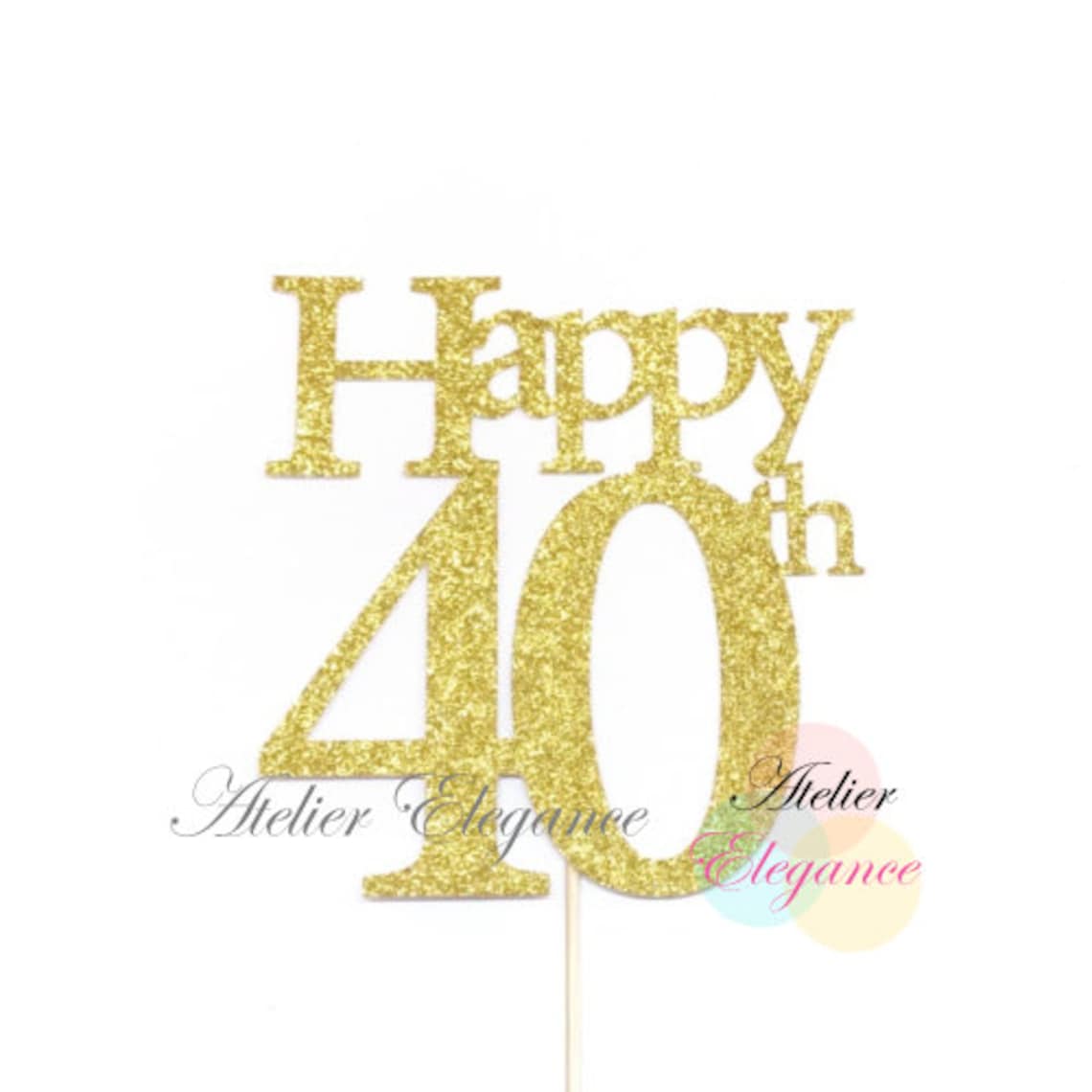 40 Birthday Topper Birthday Cake Topper 40th Birthday Party - Etsy Canada