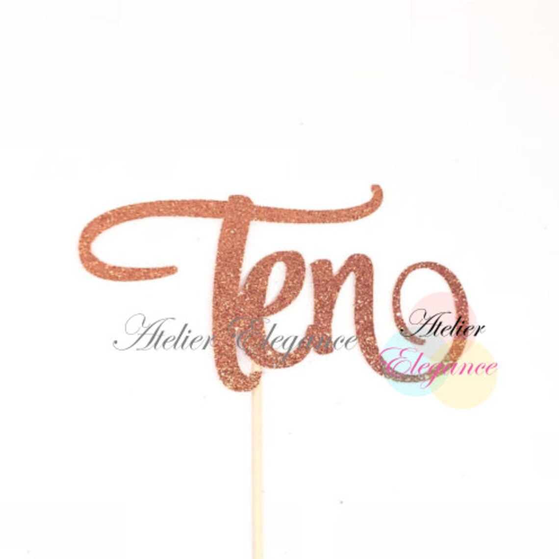 10 Cake Topper Ten Cake Topper 10th Anniversary Cake Topper - Etsy Canada