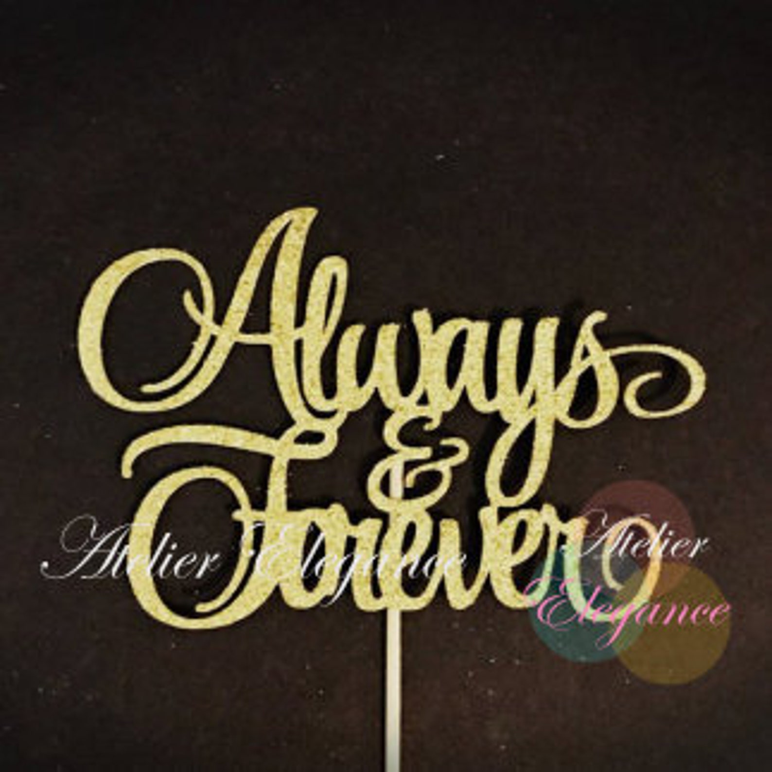 Always and Forever Cake Topper Wedding Cake Topper Bridal - Etsy Canada
