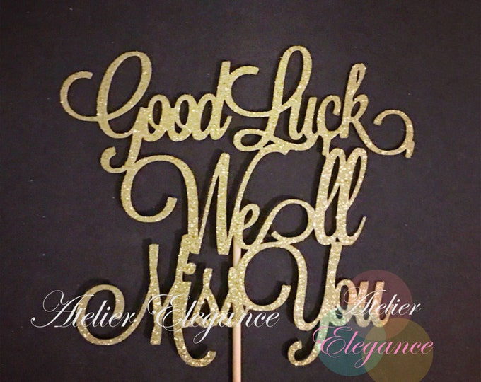 Farewell 225-958 Cake Topper - Etsy