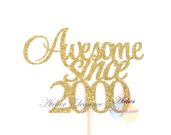 Twenty Three Cake Topper / 23 Cake Topper / 23rd Birthday / Twenty ...