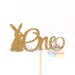 Bunny One Cake Topper Some Bunny is Turning One Cake Topper - Etsy