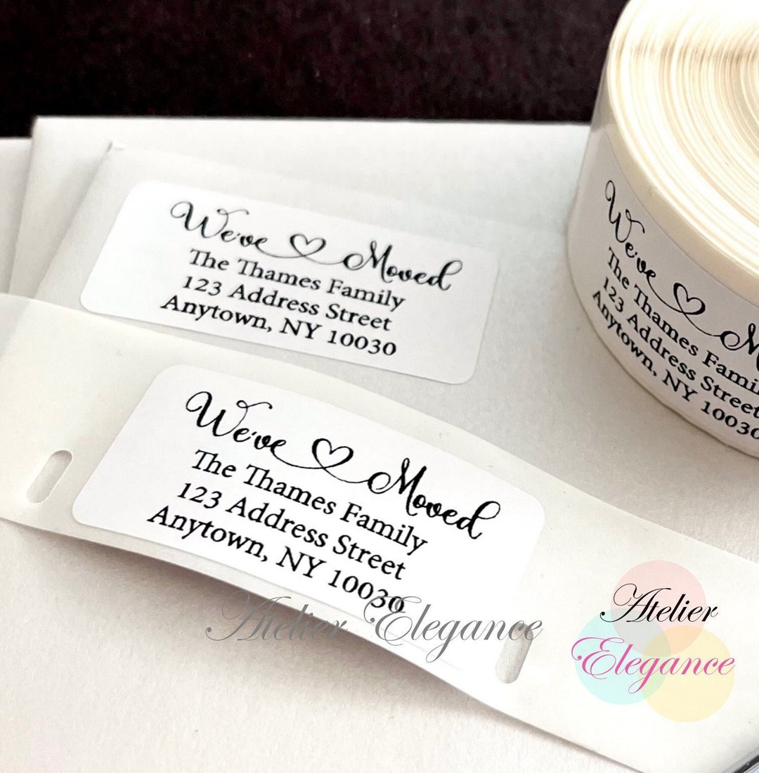We've Moved Labels, New Address Label, Return Address Label, Envelope ...