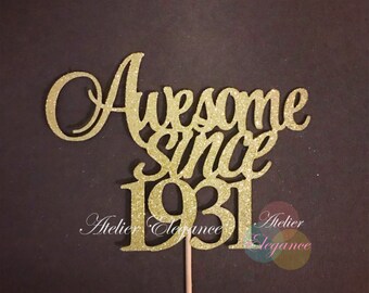 91st Birthday Cake Topper - Etsy