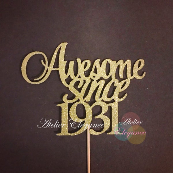 92nd Birthday Cake Topper - Etsy