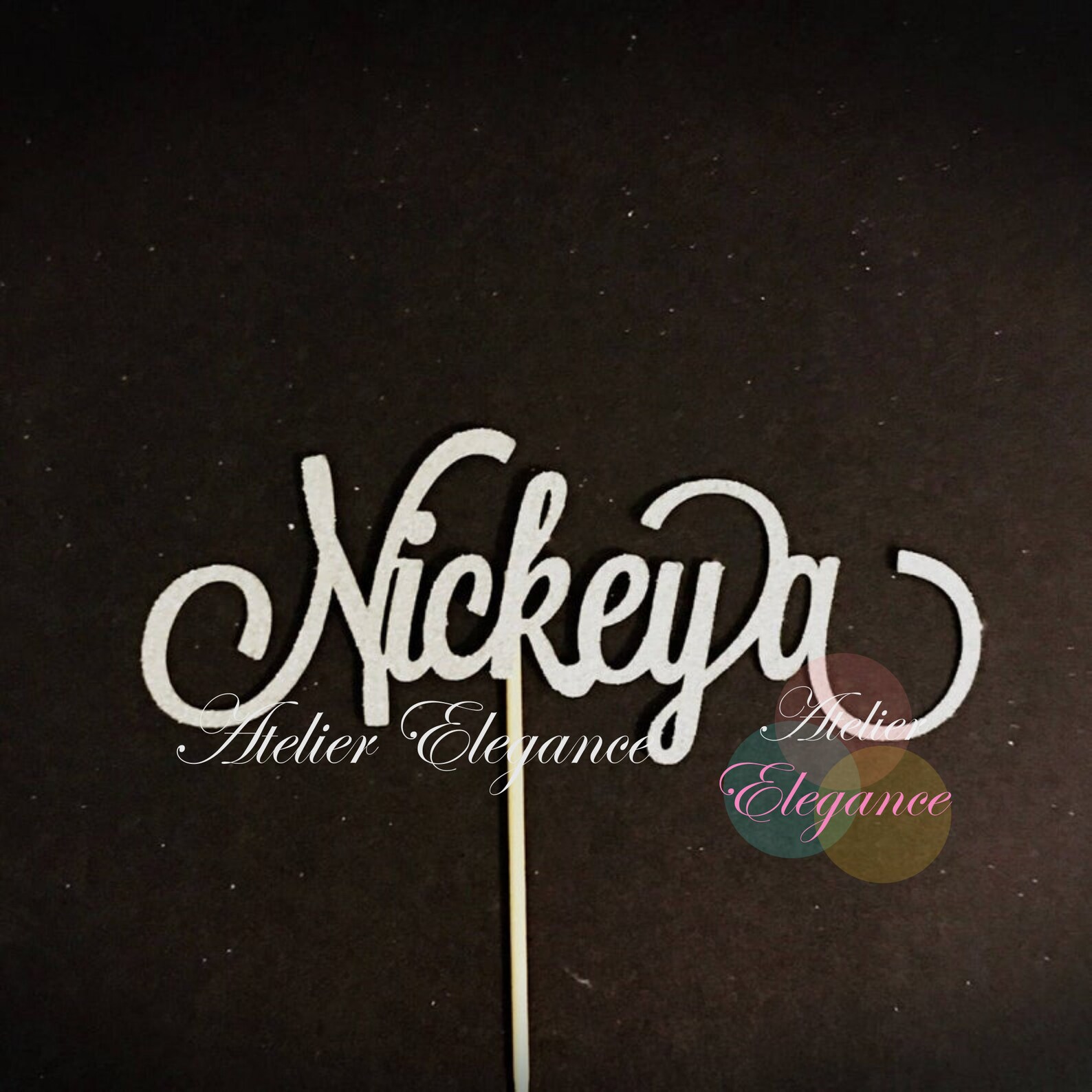 Custom Name Cake Topper Custom Word Cake Topper Personalized | Etsy