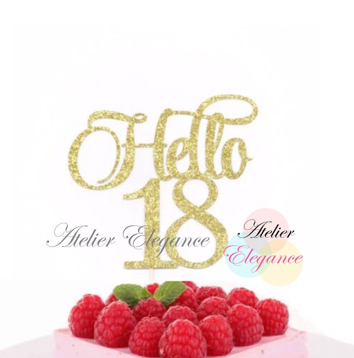 Hello 18 Cake Topper 18th Birthday Cake Topper 18th Birthday - Etsy