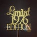 Limited 1976 Edition Cake Topper, Birth Year Cake Topper, 49th Birthday ...