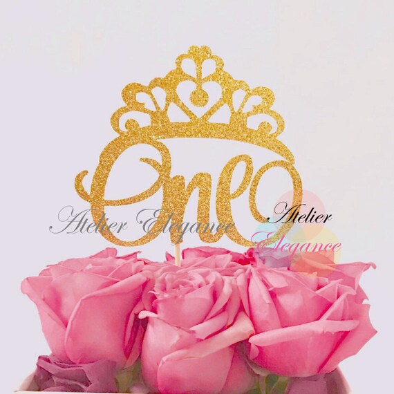 Princess One Cake Topper First Birthday Topper One Cake | Etsy Canada