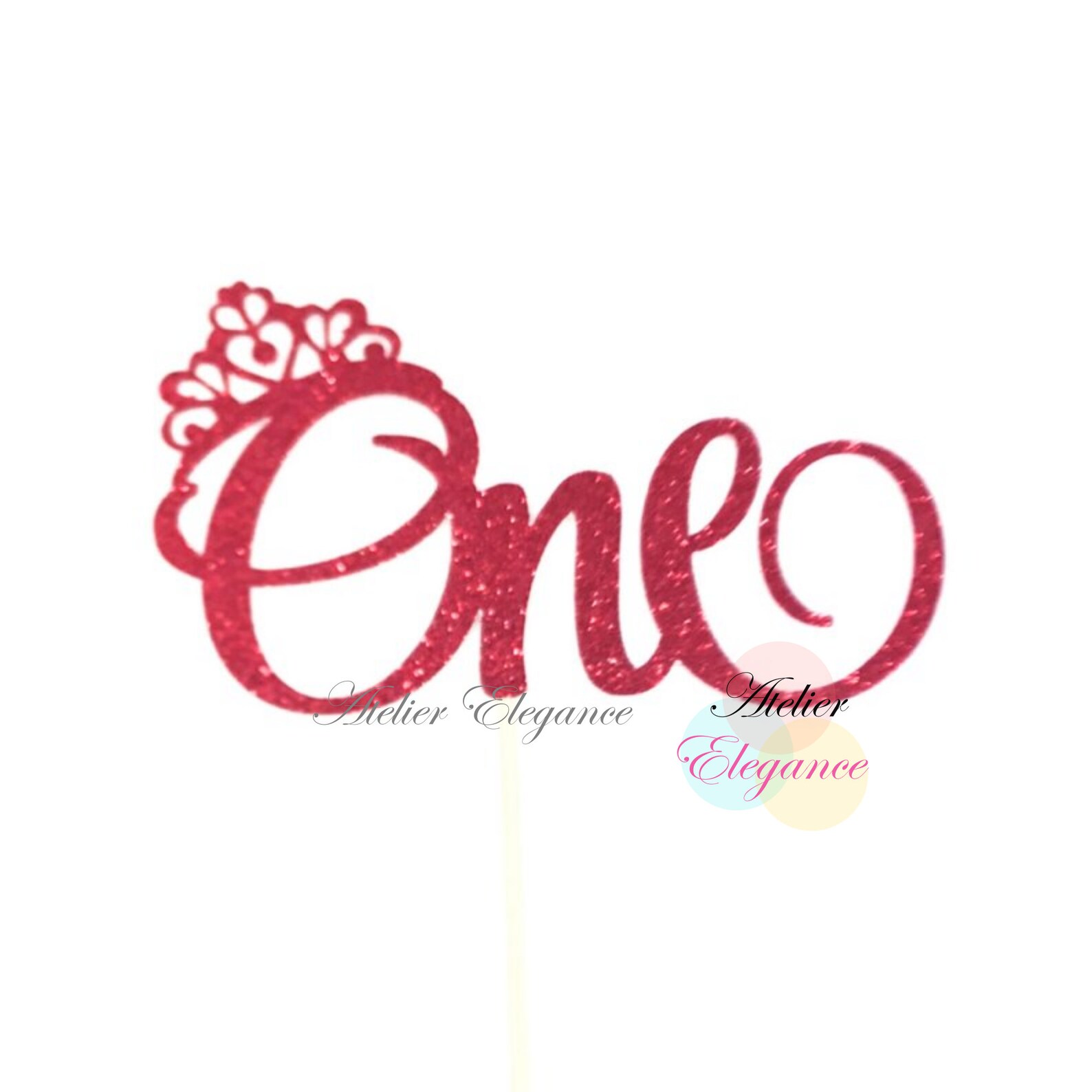 Princess One Cake Topper One Cake Topper 1st Birthday Cake | Etsy