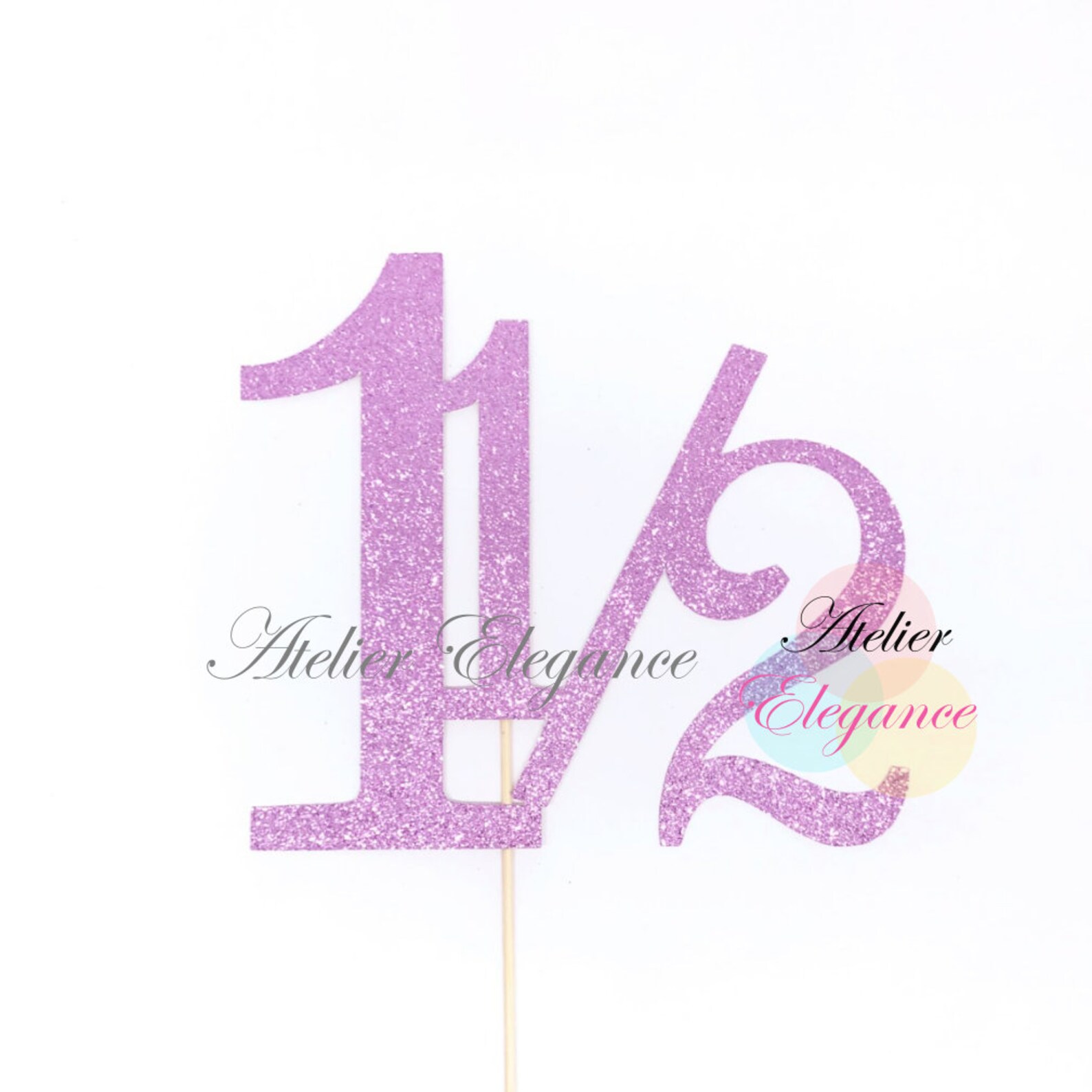 1 1/2 Cake Topper One and a Half Cake Topper 18 Months Cake - Etsy