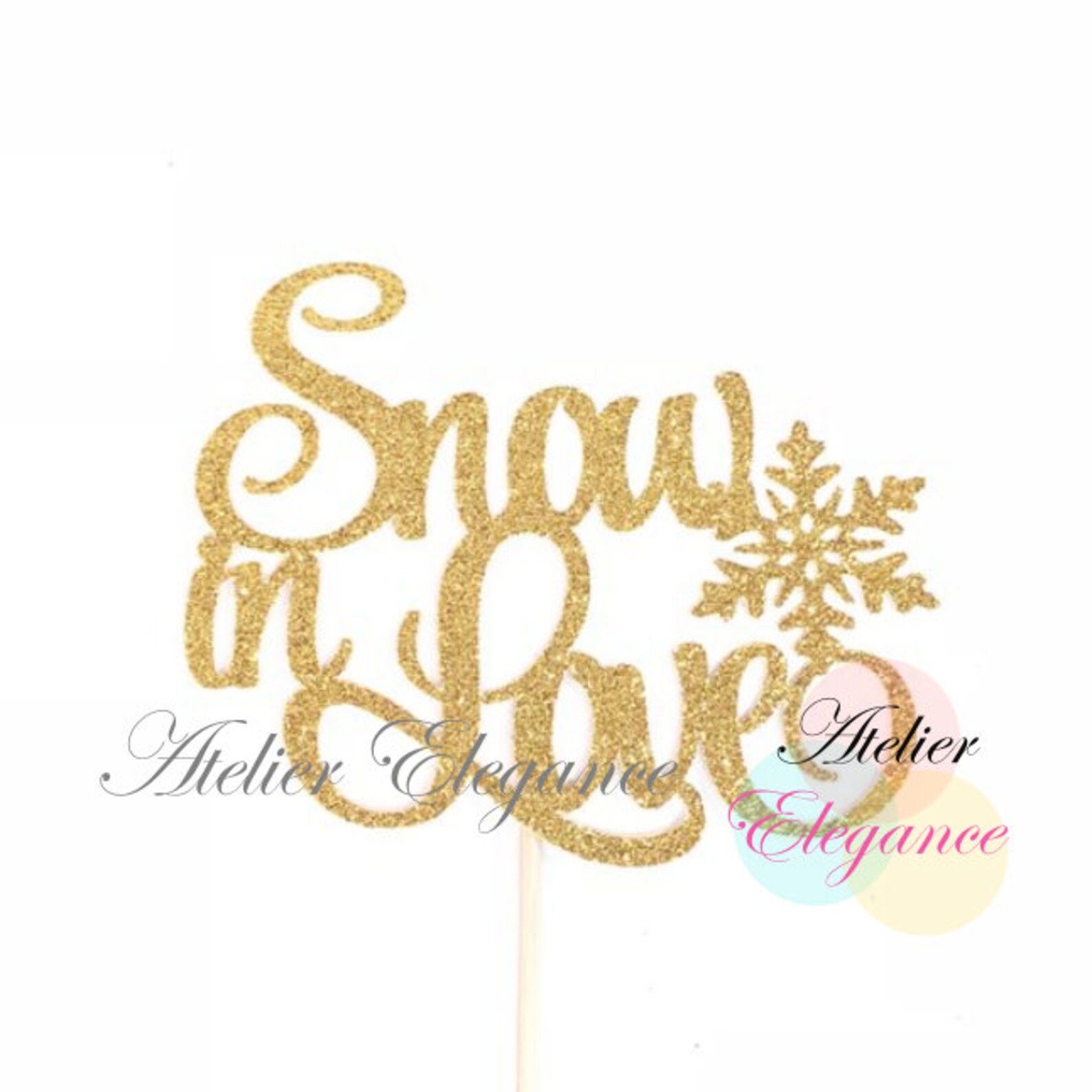 Snow in Love Cake Topper Winter Wedding Cake Topper Winter | Etsy