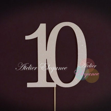 10 Cake Topper Ten Cake Topper Tenth Birthday Cake Topper - Etsy Canada