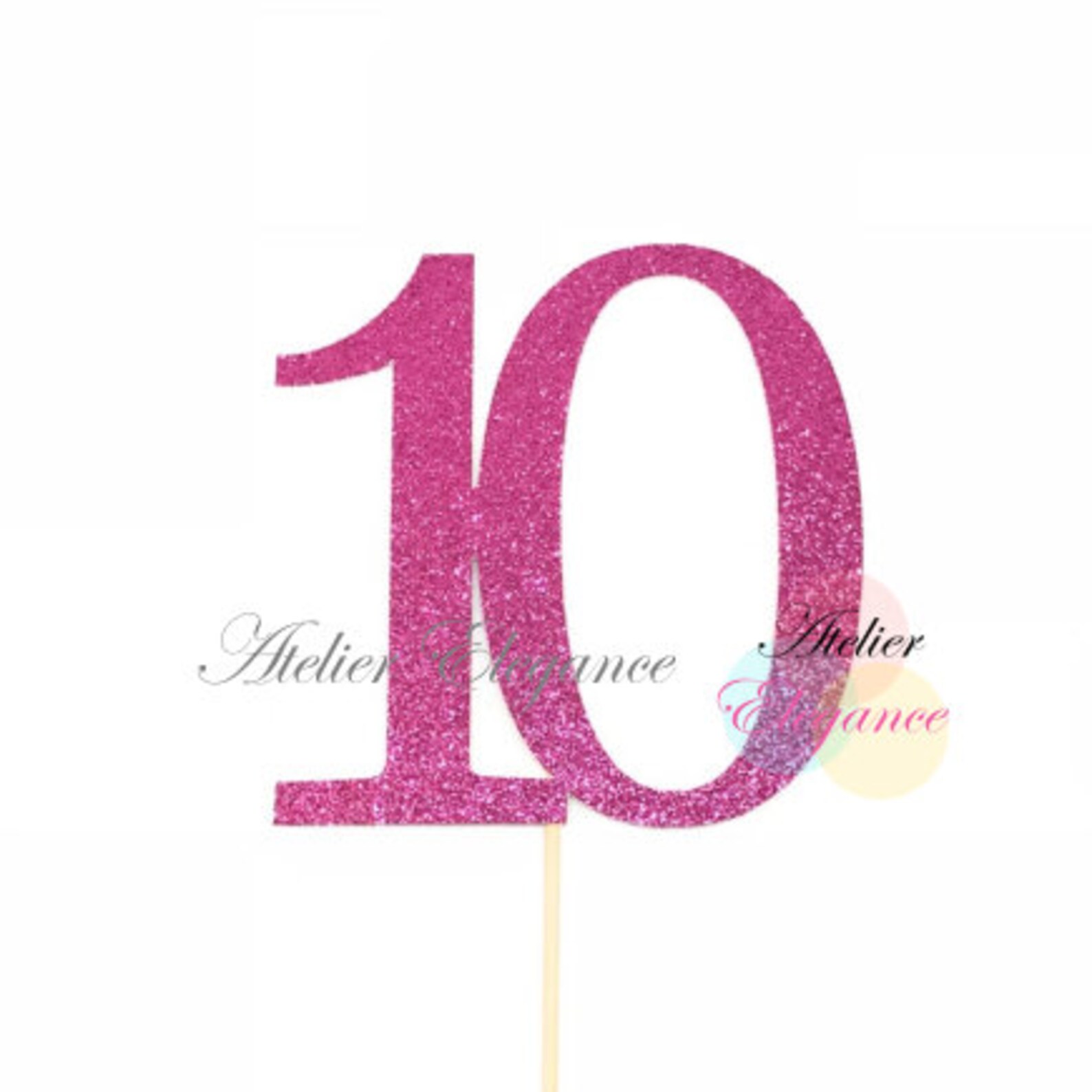 10 Cake Topper Ten Cake Topper Tenth Birthday Cake Topper - Etsy Canada