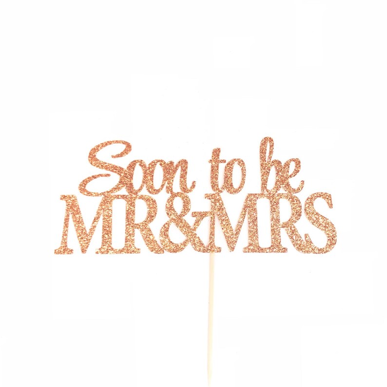 Soon to be Mr and Mrs Cake Topper Bride to Be Cake Topper | Etsy