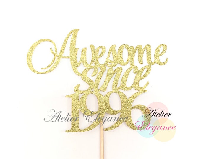 Twenty Eight Cake Topper / 28th Birthday Cake Topper / 28 Years Old ...