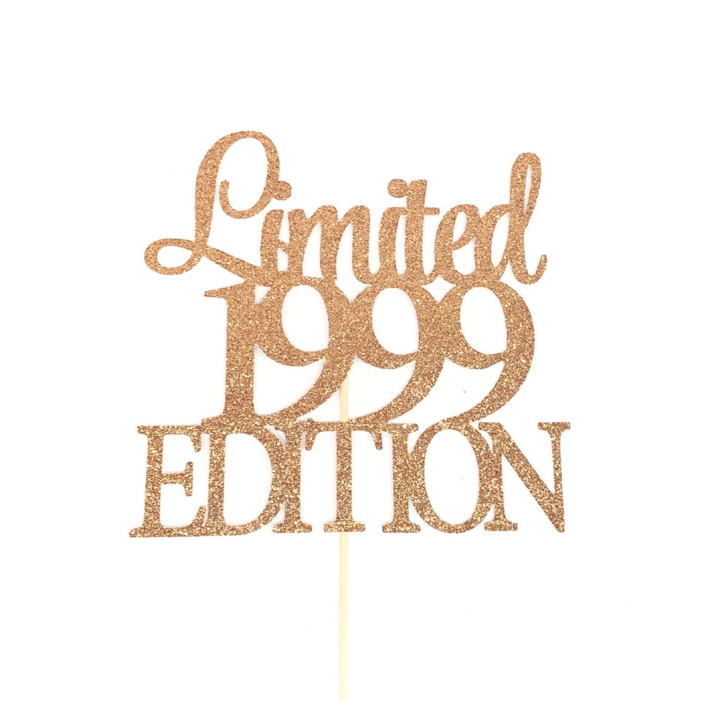 Limited 1999 Edition Cake Topper Birth Year Cake Topper 23rd - Etsy