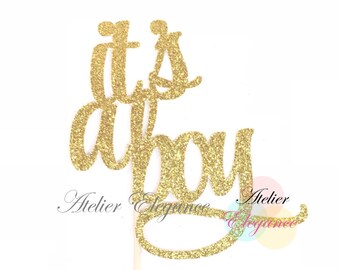 Its a Boy Cake Topper Baby Shower Cake Topper Baby Boy Cake Topper ...