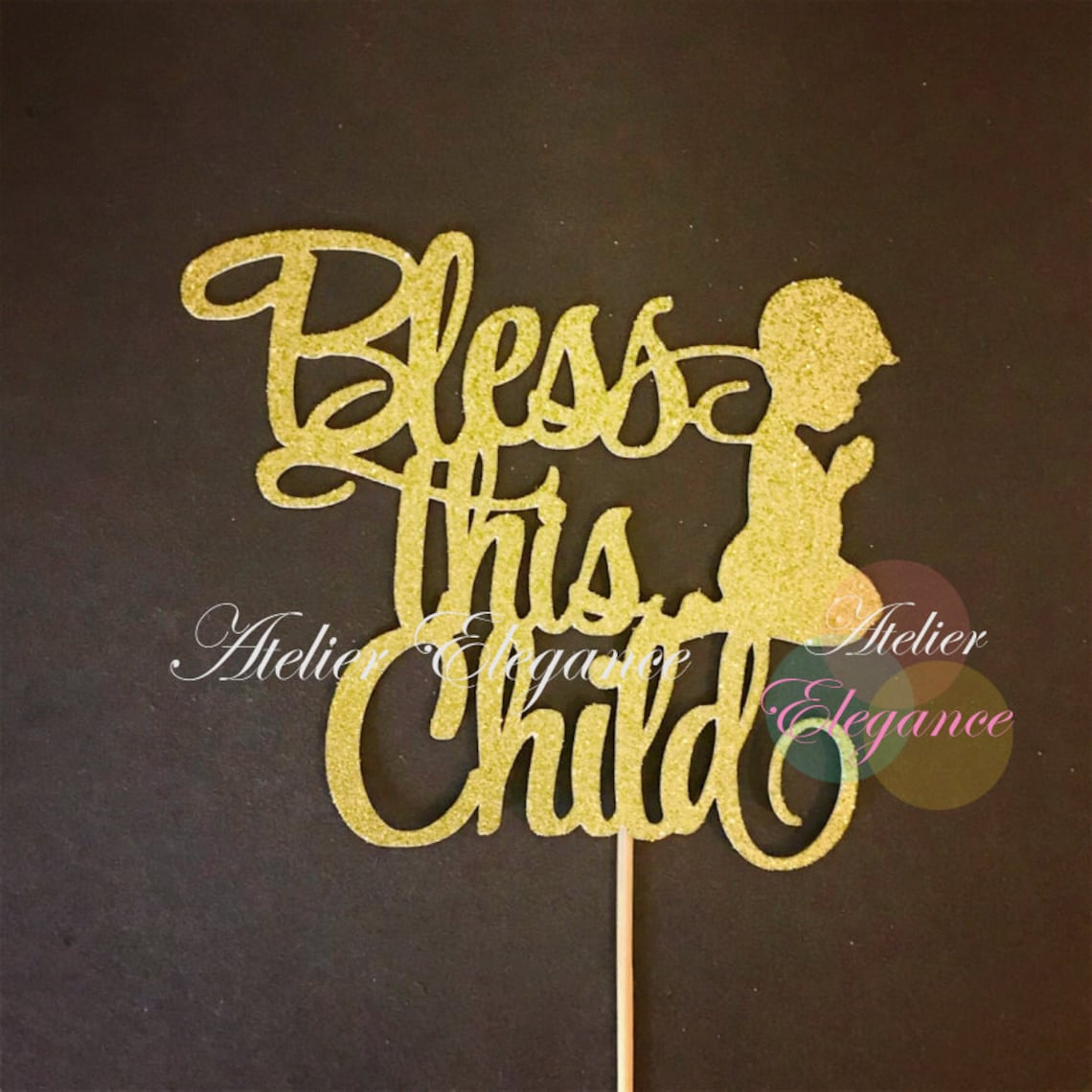 Bless This Child Cake Topper God Bless This Child Cake - Etsy