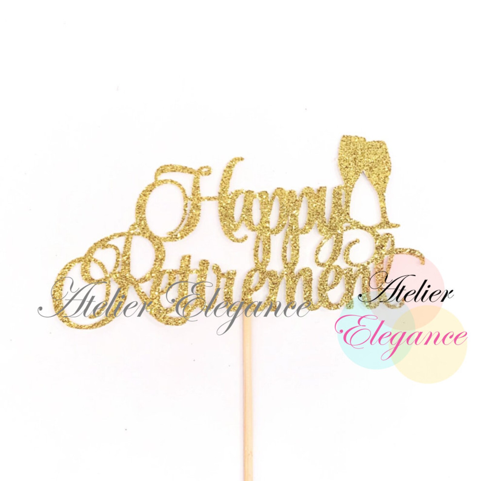 Happy Retirement Cake Topper Retirement Cake Topper - Etsy