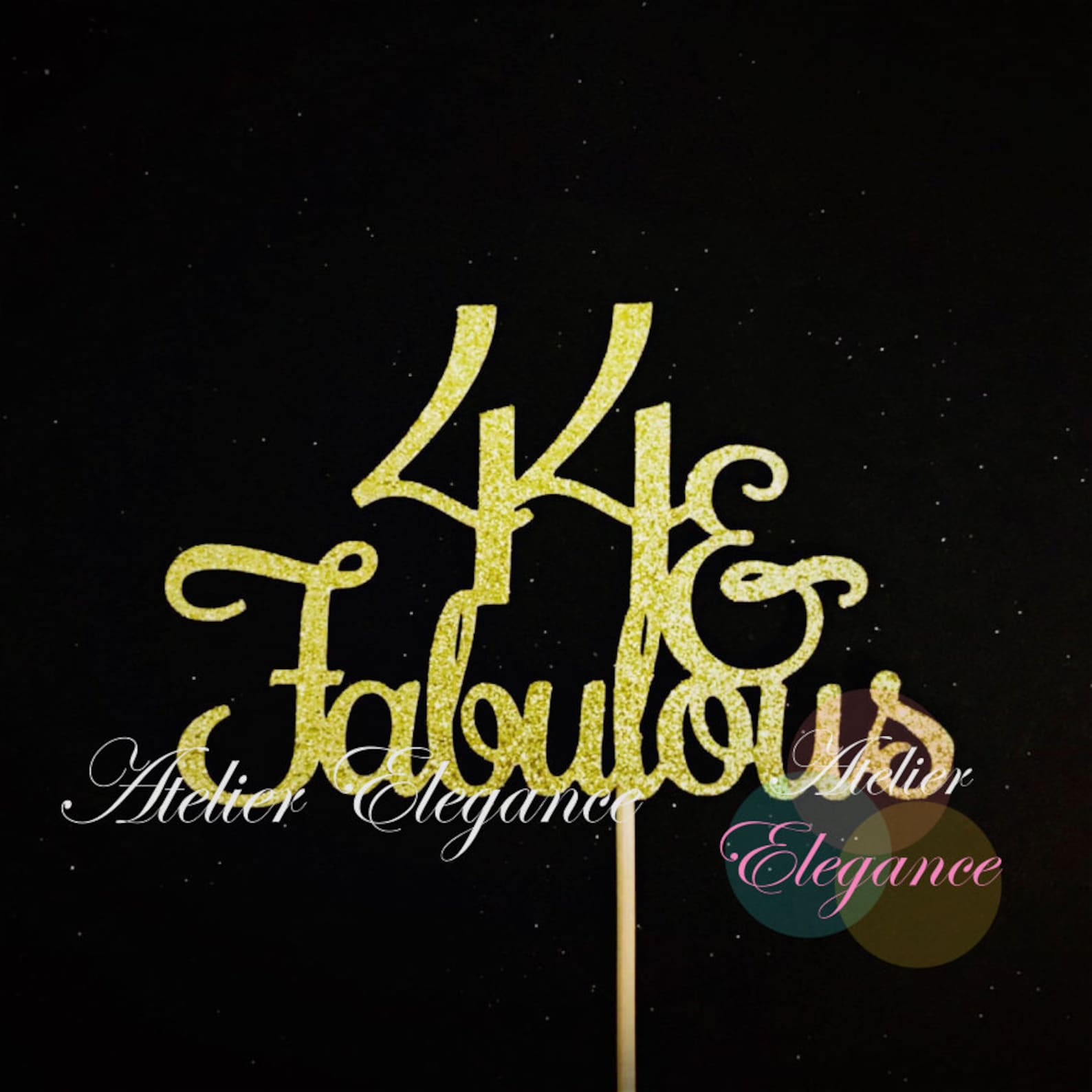 44 and Fabulous Cake Topper 44th Birthday Cake Topper 44th - Etsy Canada