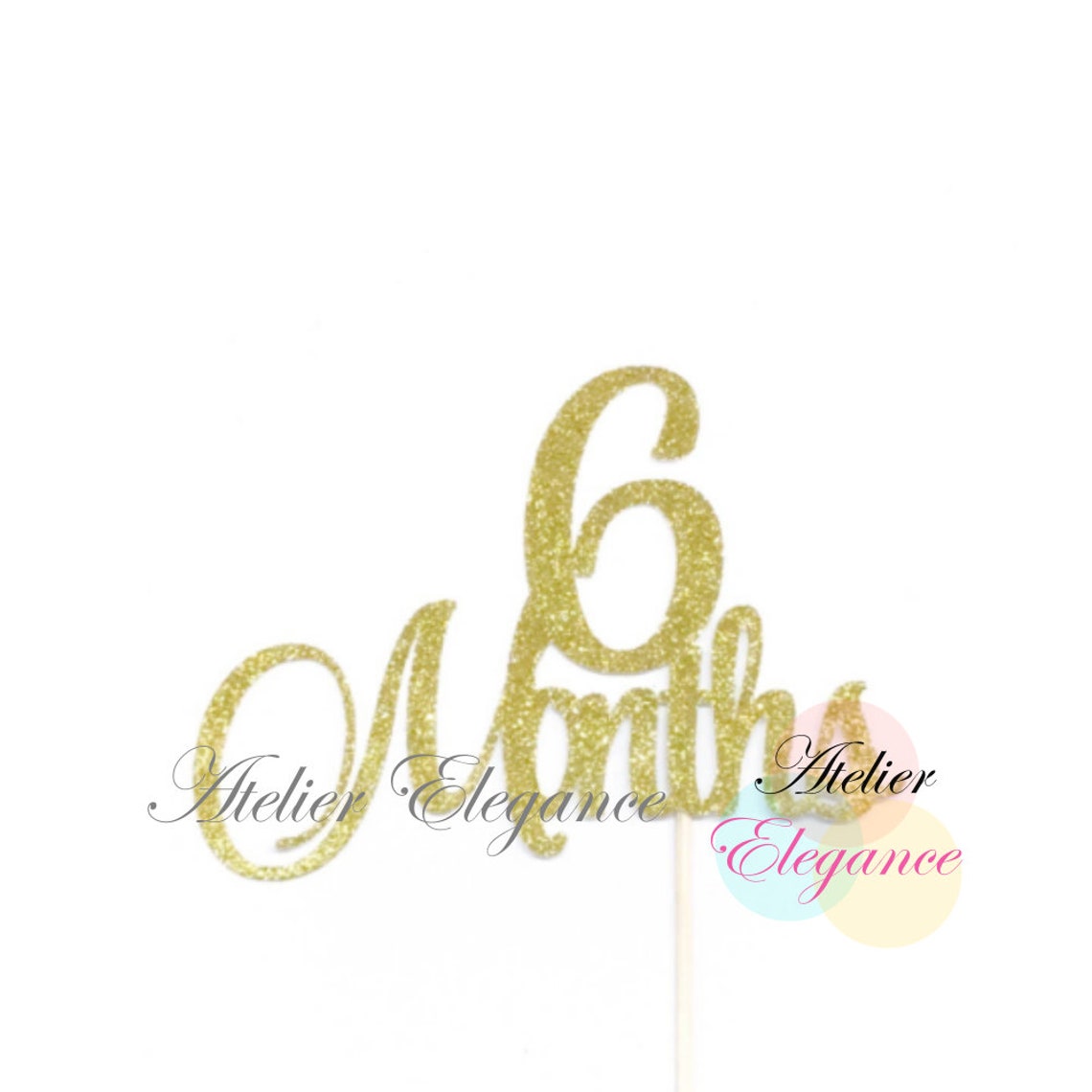 6 Months Cake Topper Half Cake Topper Half Birthday Cake | Etsy Canada