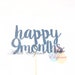 9 Months Birthday Cake Topper, Happy 9 Months Cake Topper, 9 Months ...