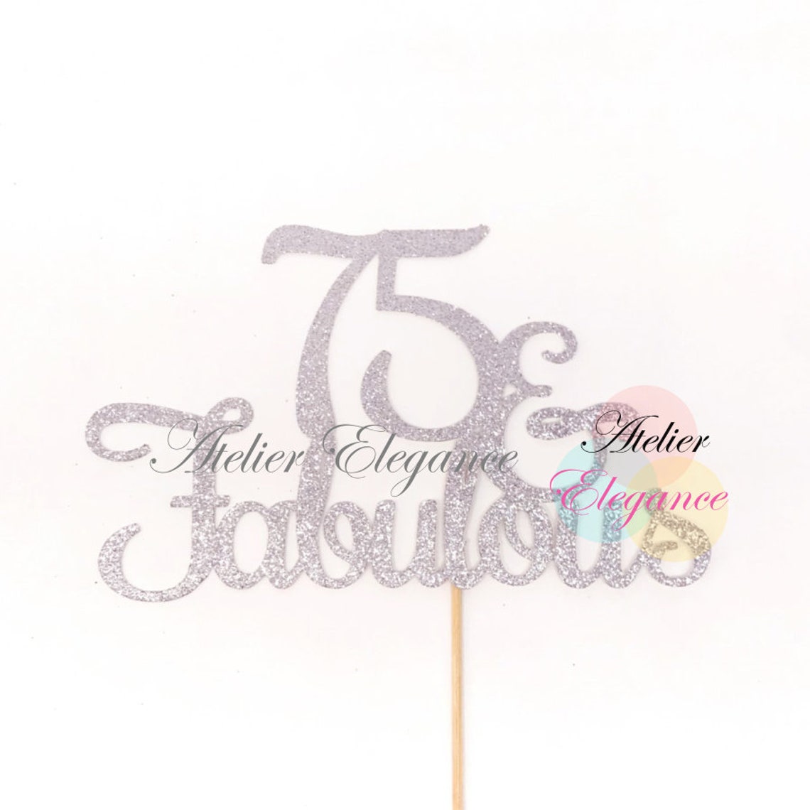 75 and Fabulous Cake Topper 75th Birthday Cake Topper 75th - Etsy Canada