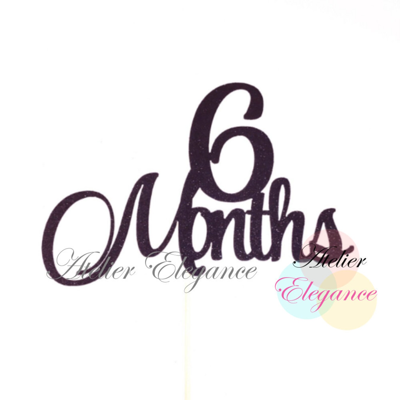 6 Months Cake Topper Half Cake Topper Half Birthday Cake | Etsy Canada