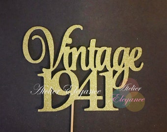 81st Birthday Topper - Etsy
