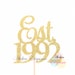 Established in 1992 Cake Topper, Est 1992 Cake Topper, Birth Year Cake ...