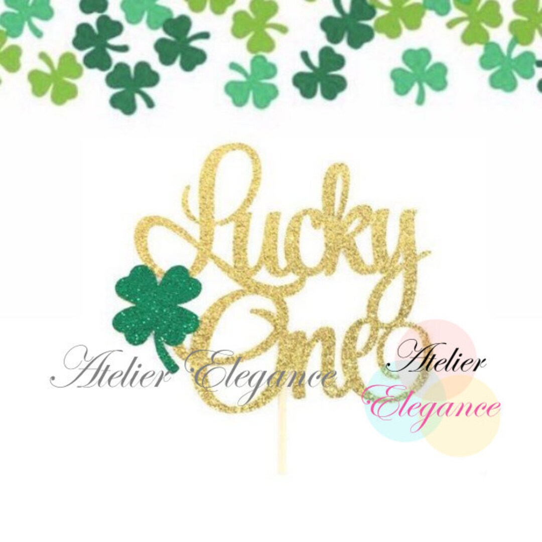 Lucky One Cake Topper, 1st Birthday Cake Topper, 1 Cake Topper, Lucky 1 ...