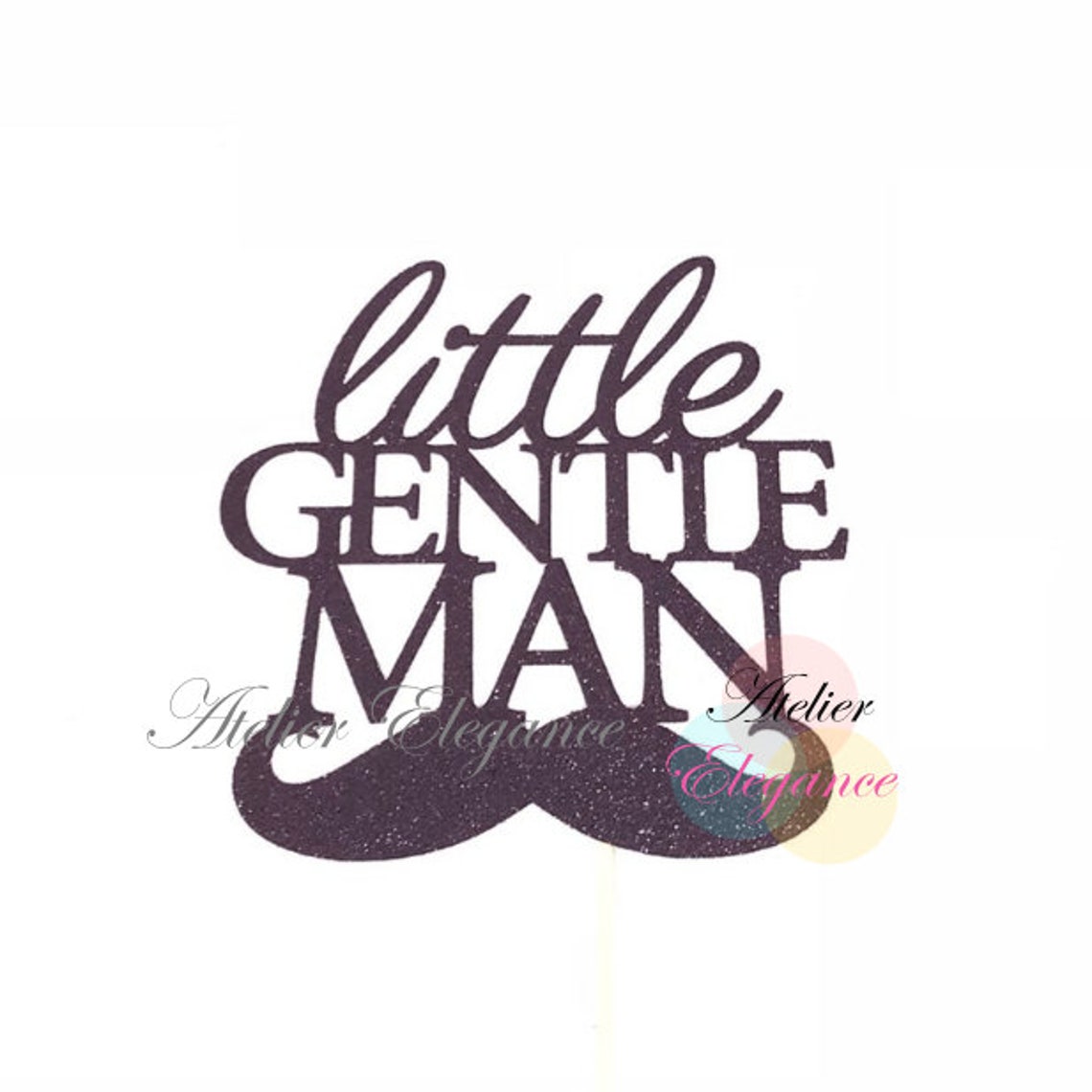 Little Gentleman Cake Topper, Man Party, Boy Birthday Cake Topper ...