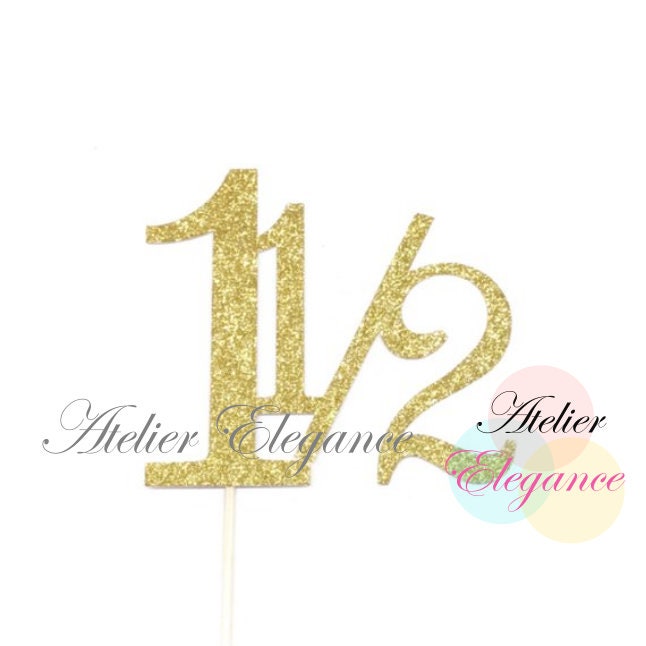 1 1/2 Cake Topper One and a Half Cake Topper 18 Months Cake | Etsy