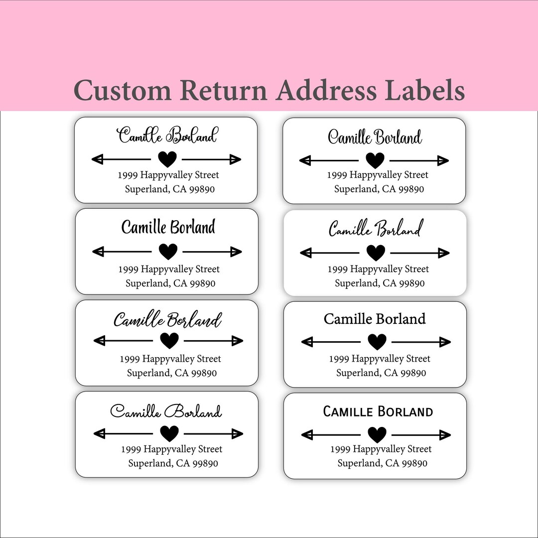 Address Label, Return Address Label, Envelope Labels, Wedding Address ...