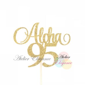 Aloha 95 Topper, Hello 95 Cake Topper, Tropical 95th Birthday Cake ...