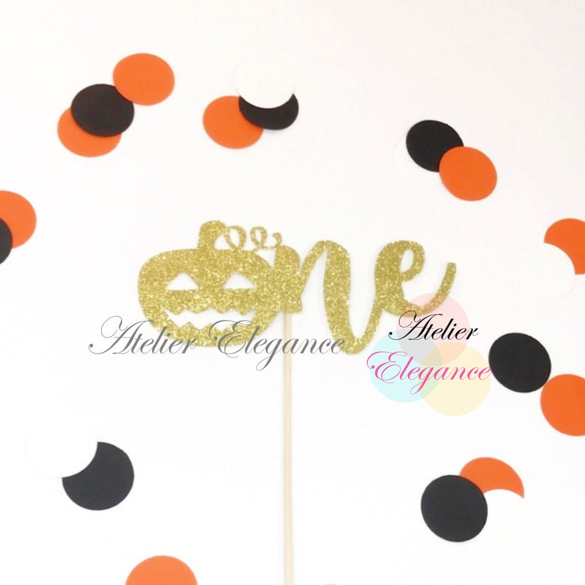 Halloween One Cake Topper Halloween 1st Birthday Cake Topper | Etsy