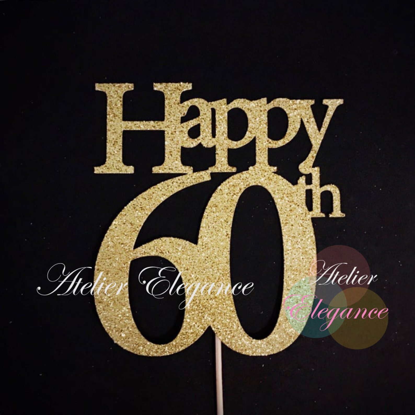 60 Birthday Topper Birthday Cake Topper 60th Birthday Party | Etsy Canada