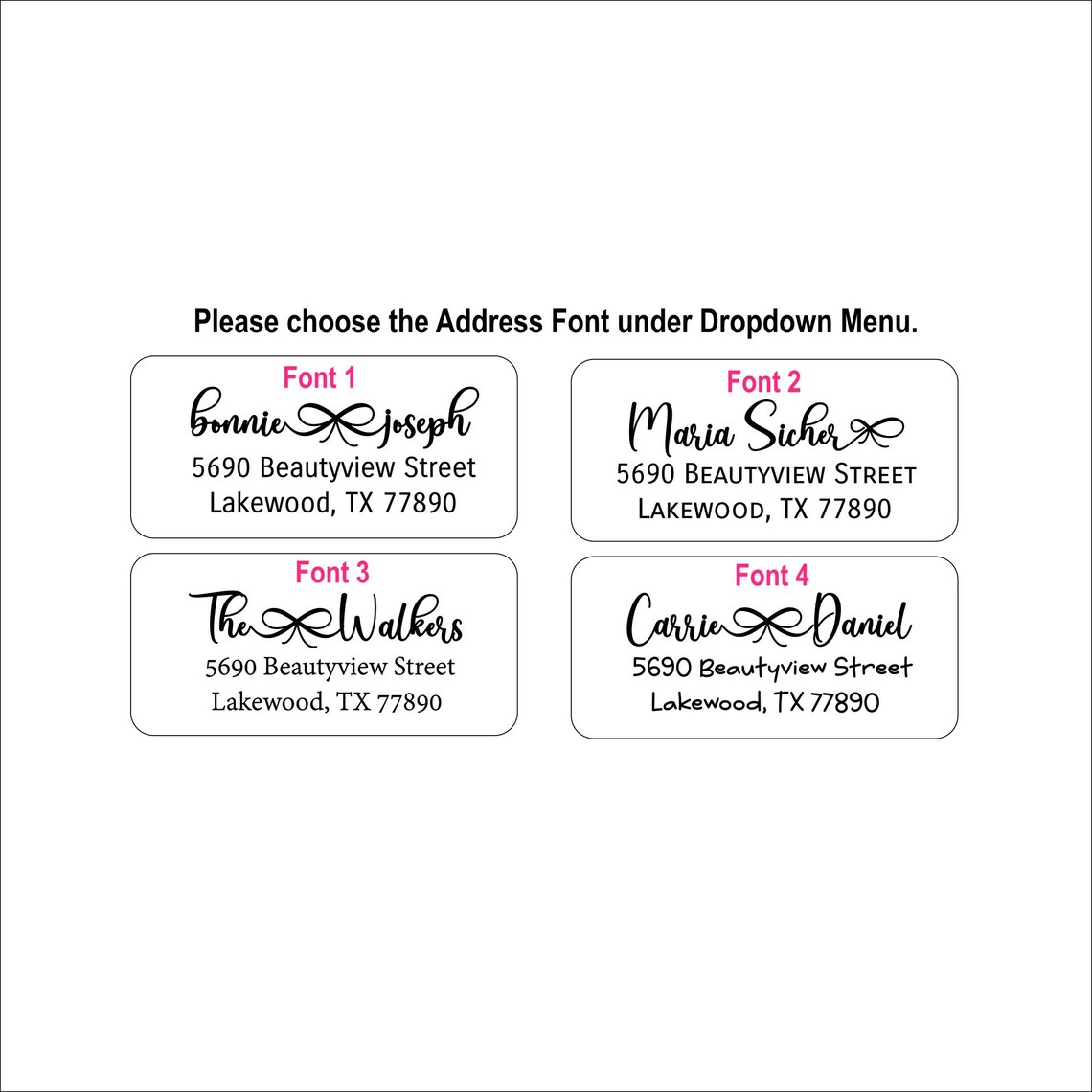 Address Label, Envelope Labels, Return Address Label, Family Address ...