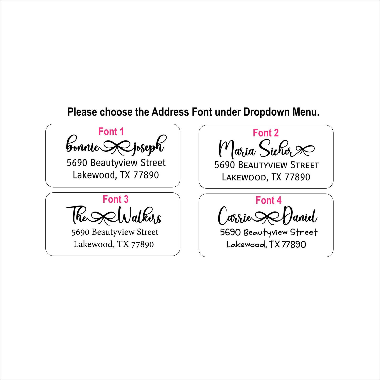 Address Label, Envelope Labels, Return Address Label, Family Address ...