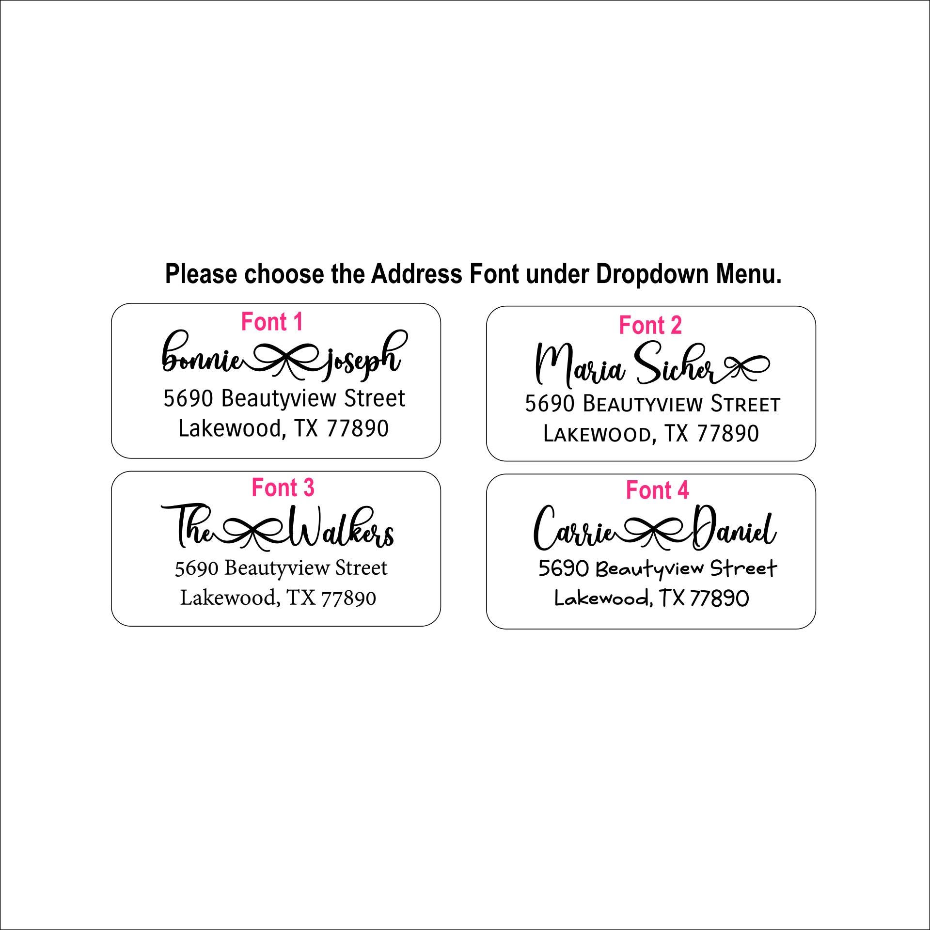 Address Label, Envelope Labels, Return Address Label, Family Address ...