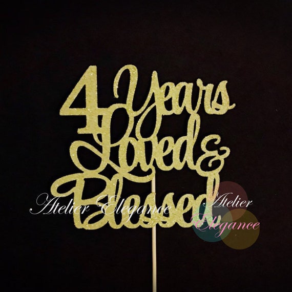 4th Anniversary Cakes