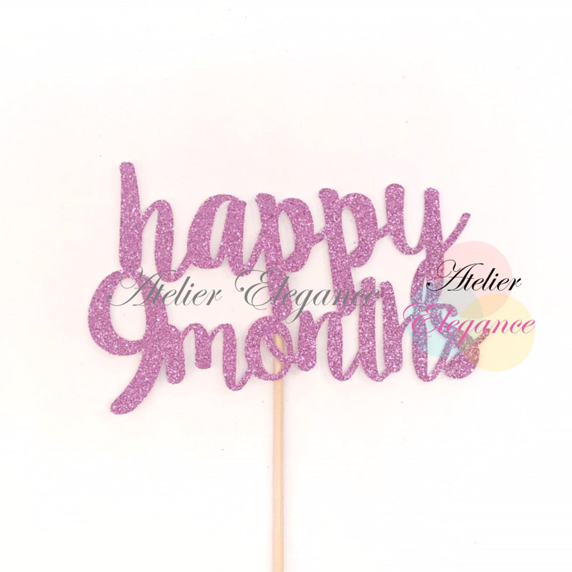 9 Months Birthday Cake Topper Happy 9 Months Cake Topper 9 - Etsy